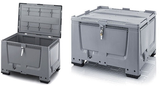 Afsluitbare palletboxen met slot | NORAH Plastics